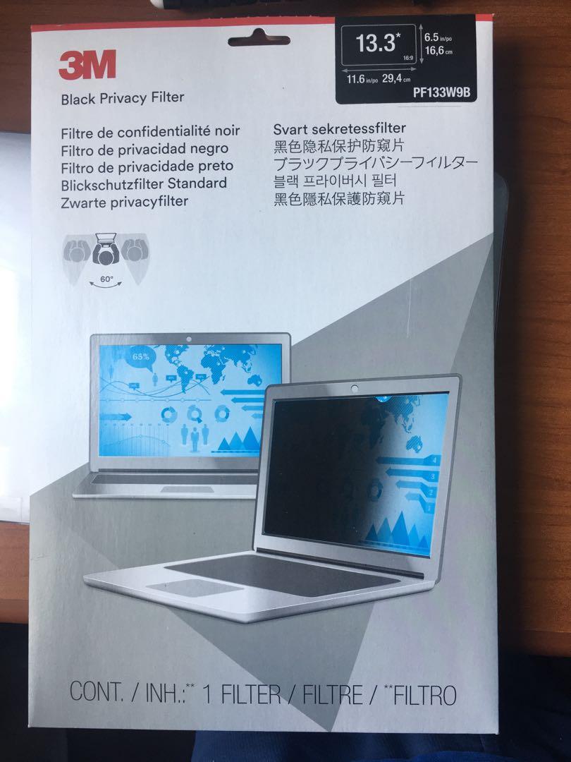 3M Privacy Screen. For 16.5cm by 29.5cm, Computers & Tech, Parts ...