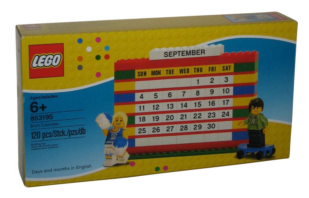 全新未開盒 Lego 853195 Calendar, Brick Calendar - Days and Months in English ...