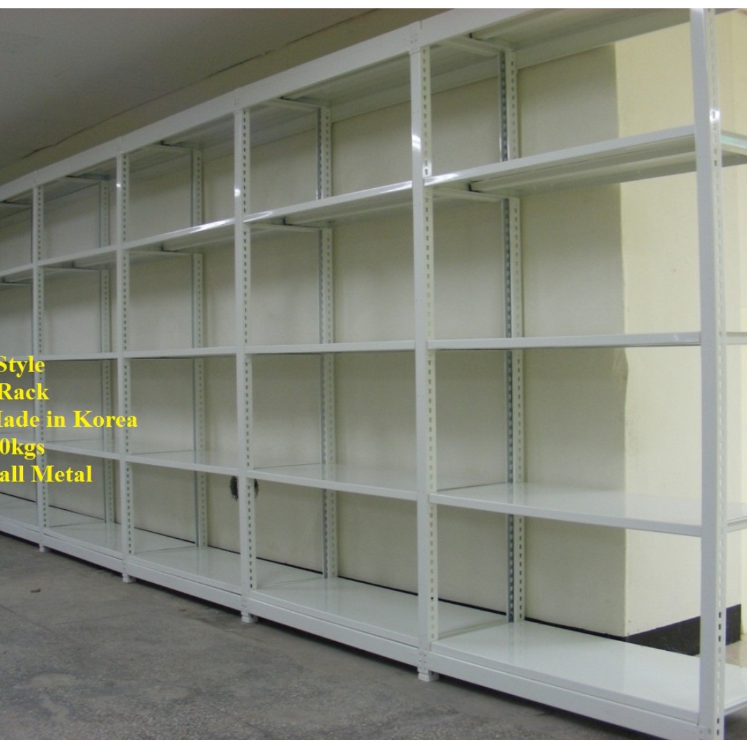Boltless Steel Rack - Storage Shelve Open Display Rack, Furniture ...