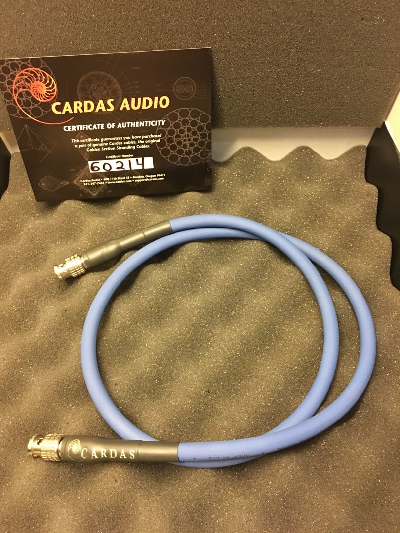 Cardas Clear Digital Cable BNC-BNC, Audio, Portable Audio Accessories ...