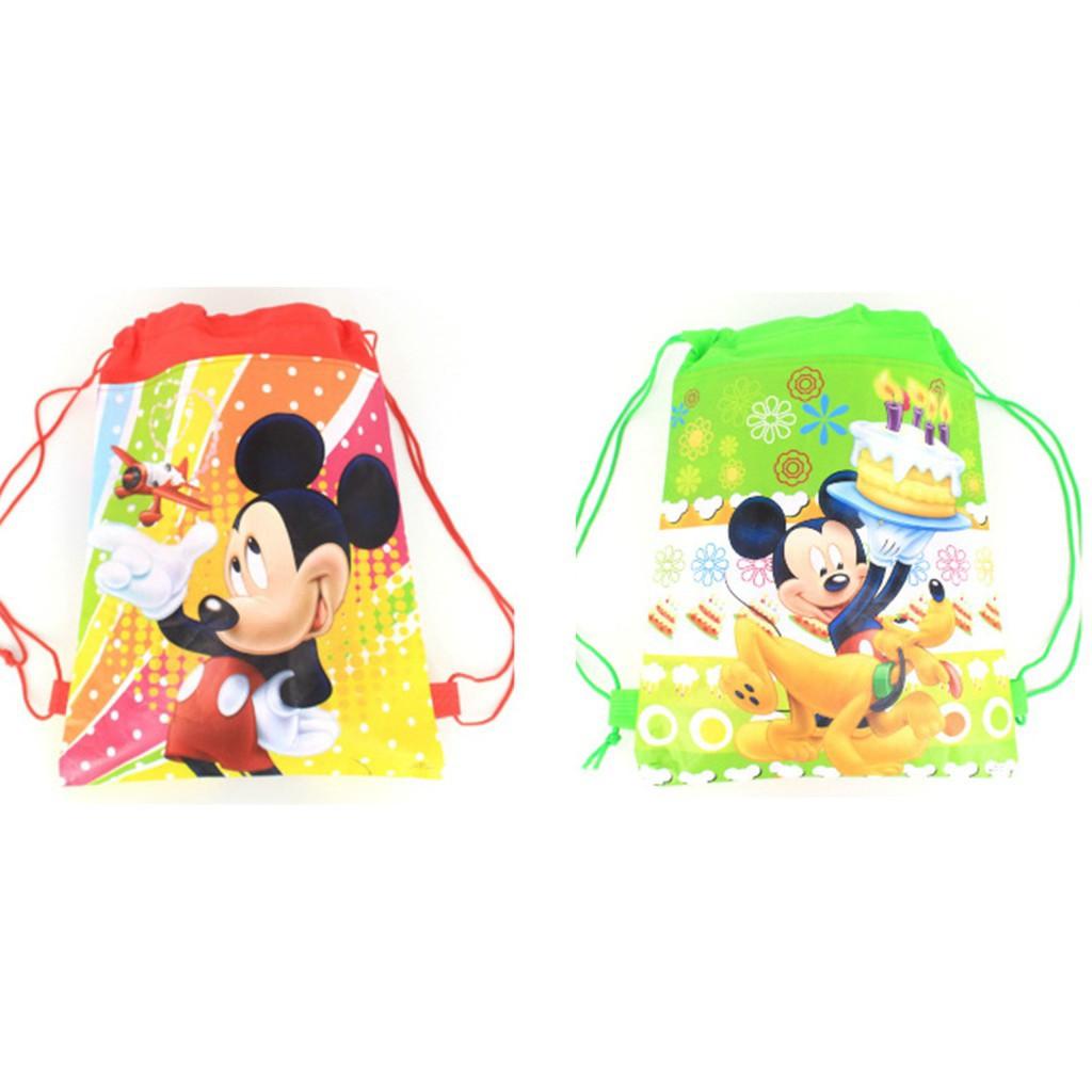 Cartoon A4 Size String bag Drawstring Backpack Swimming Party Goodie ...