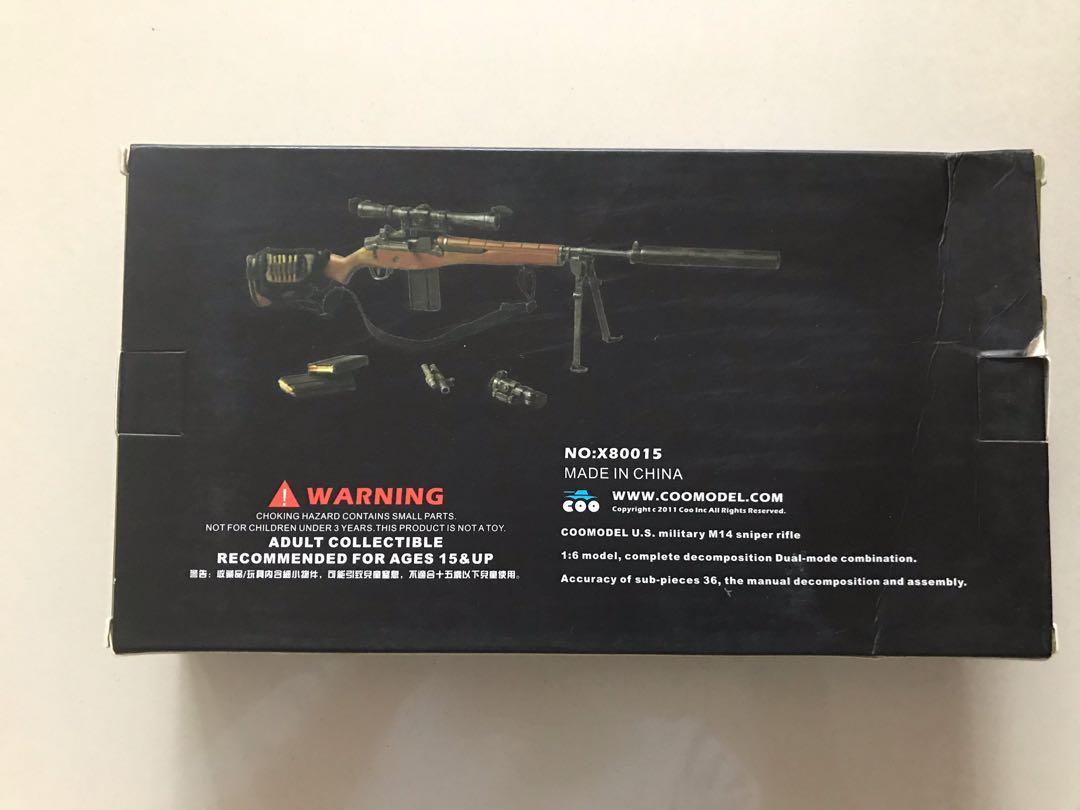 Coo Model 1/6 scale US military sniper rifle, Hobbies & Toys, Toys ...