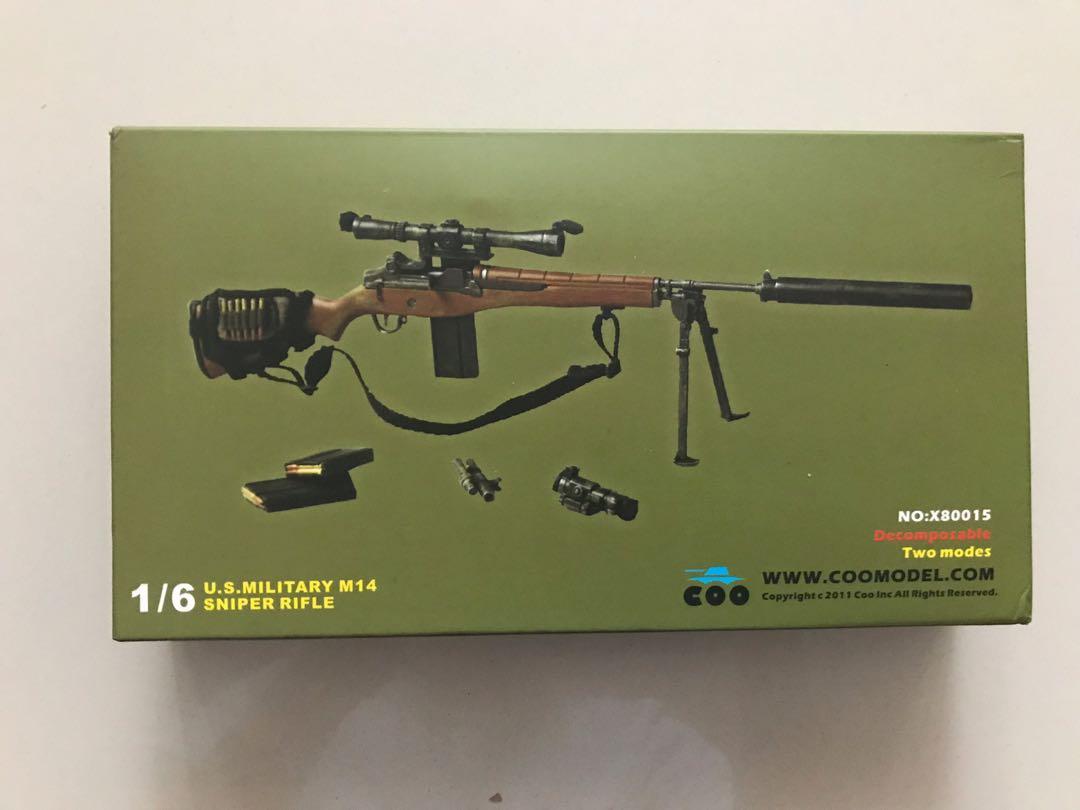 Coo Model 1/6 scale US military sniper rifle, Hobbies & Toys, Toys ...