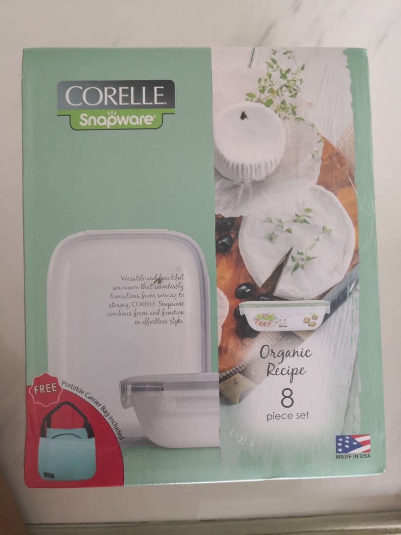 Corelle Snapware, Furniture & Home Living, Kitchenware & Tableware ...