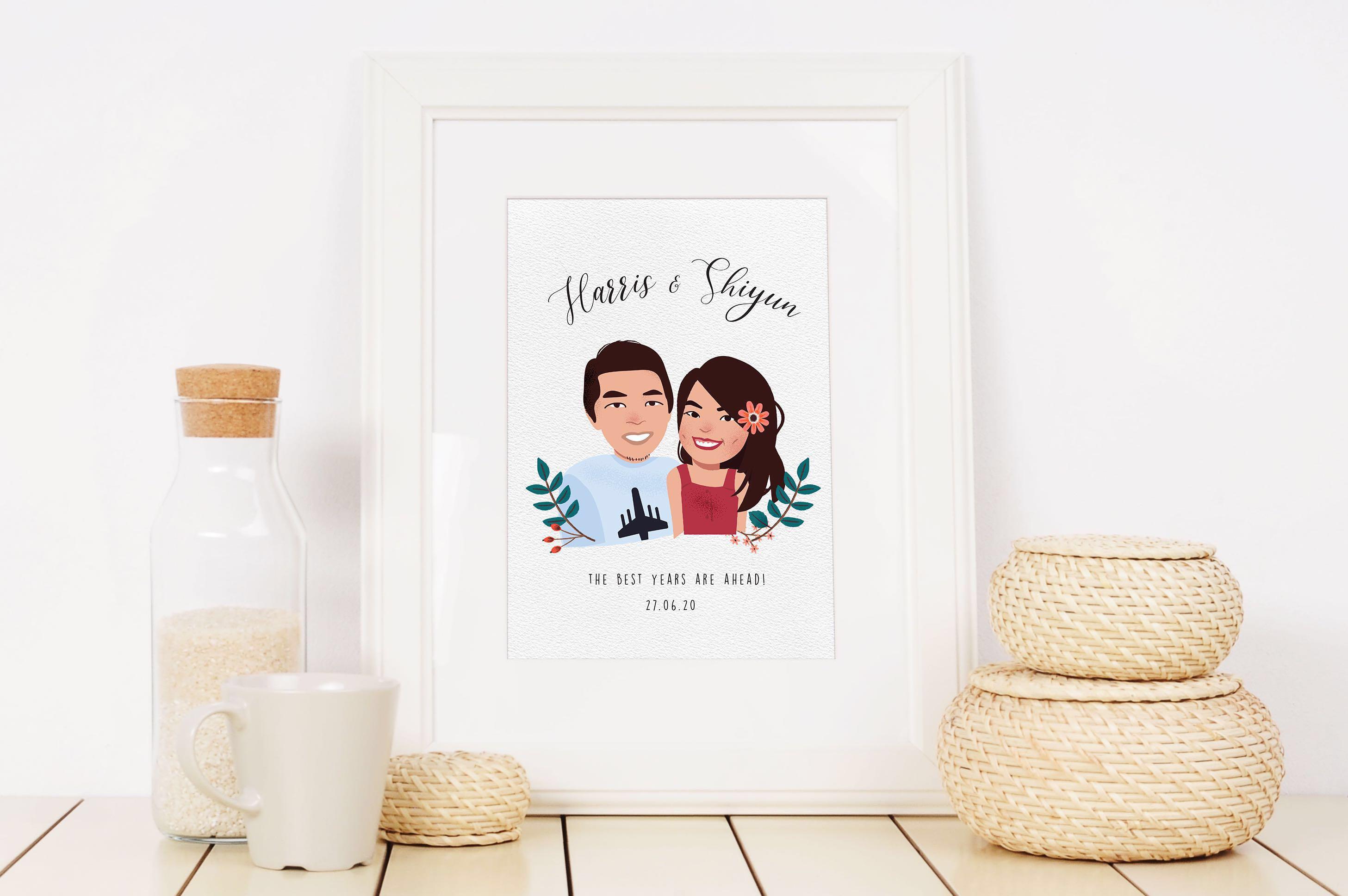 Customised Digital Portrait Hobbies And Toys Stationery And Craft Art And Prints On Carousell