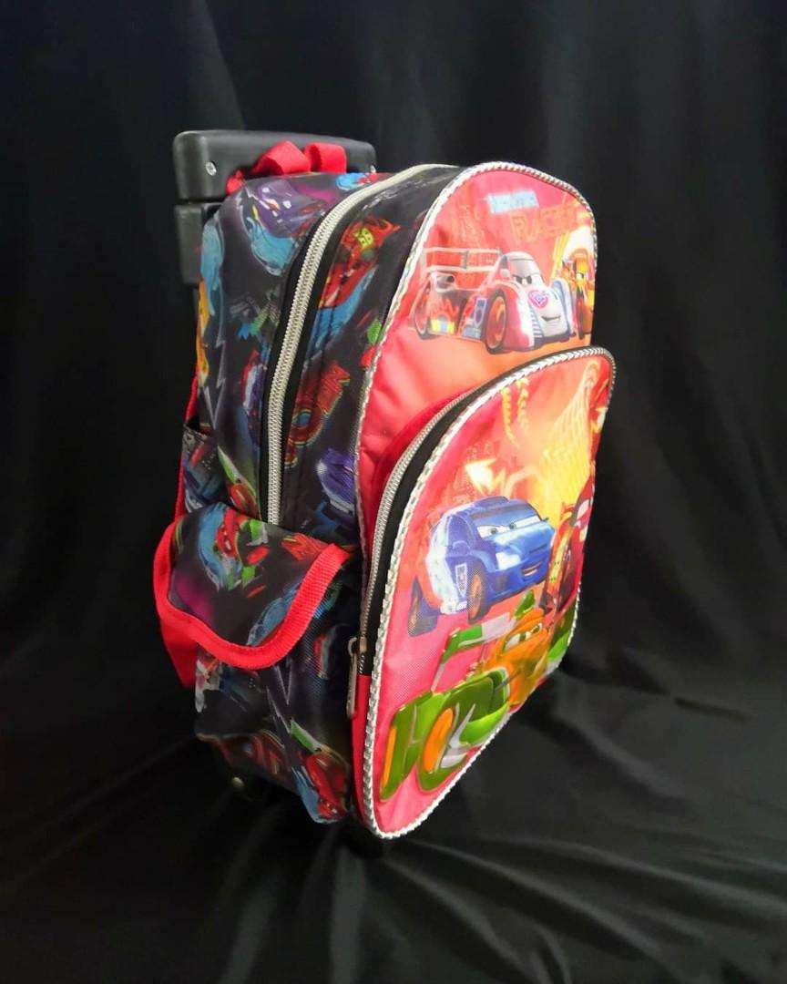 Disney The Cars Trolley School Bag, Hobbies & Toys, Stationery & Craft ...