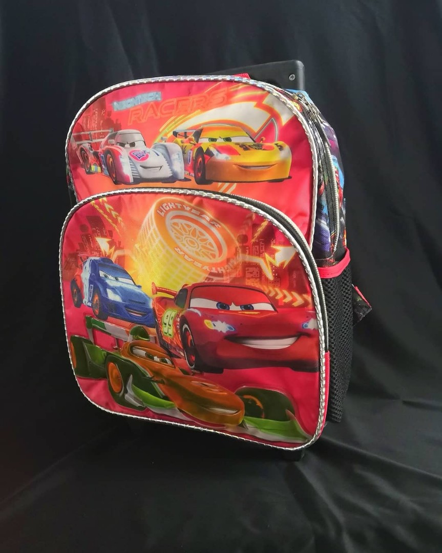 Disney The Cars Trolley School Bag, Hobbies & Toys, Stationery & Craft ...