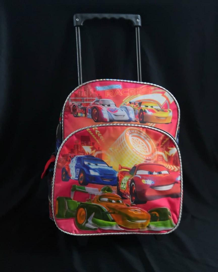 Disney The Cars Trolley School Bag, Hobbies & Toys, Stationery & Craft ...