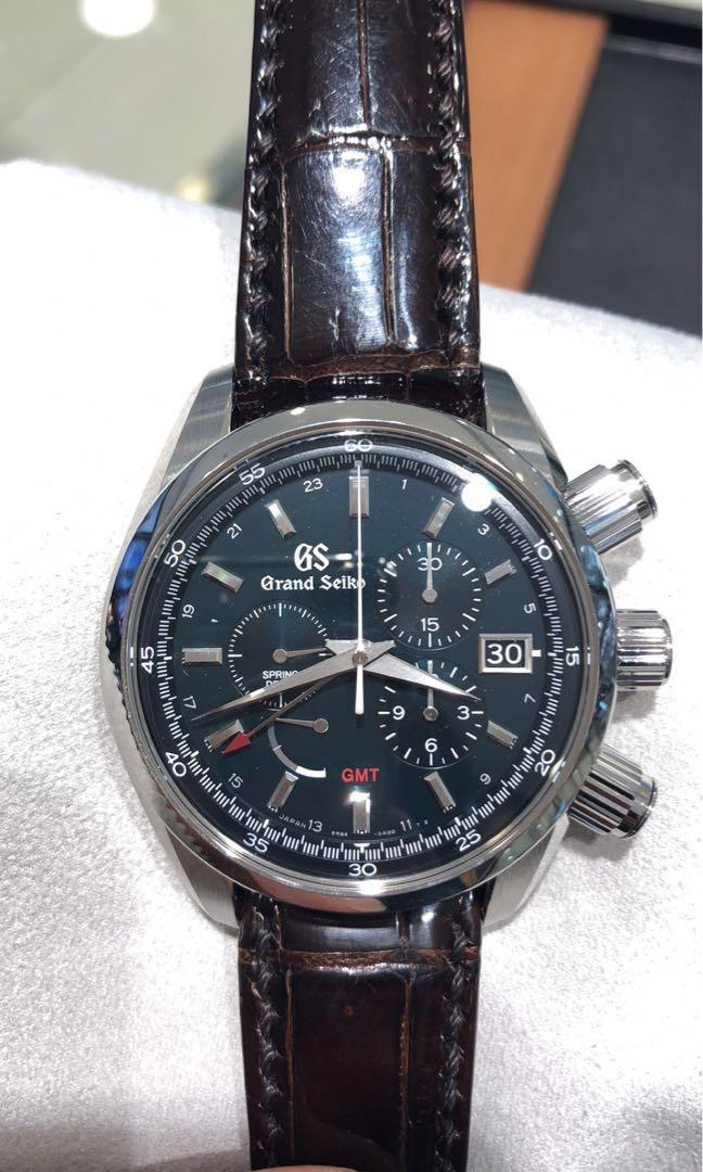 Grand Seiko Spring Drive (Green Dial) GMT Chronograph SBGC207 Luxury ...
