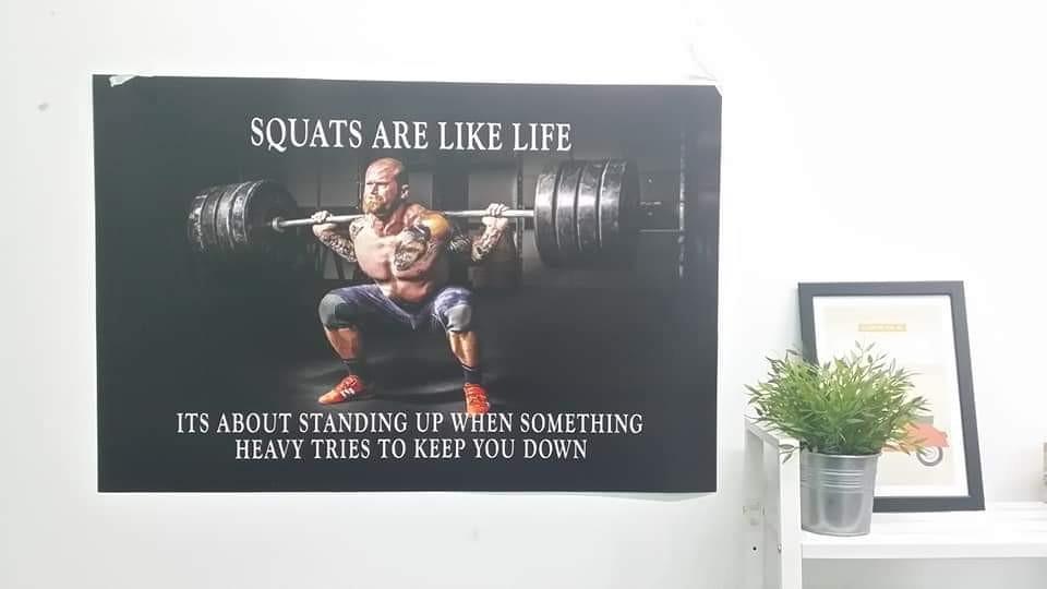 GYM FITNESS POSTER, Hobbies & Toys, Stationery & Craft, Art & Prints on ...