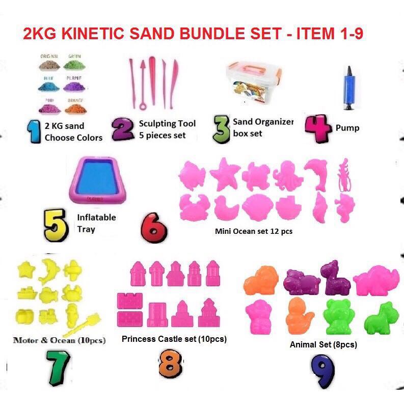 Kinetic Sand - 7 colors to choose, Hobbies & Toys, Toys & Games on ...