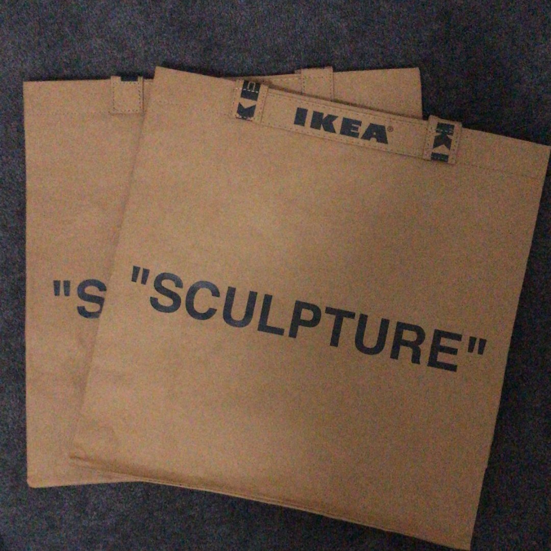 MARKERAD "Sculpture" bag IKEA x Virgil abloh , Women's Fashion, Bags ...