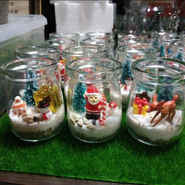 Mini Christmas Terrariums, Hobbies & Toys, Occasions & Party Supplies ...