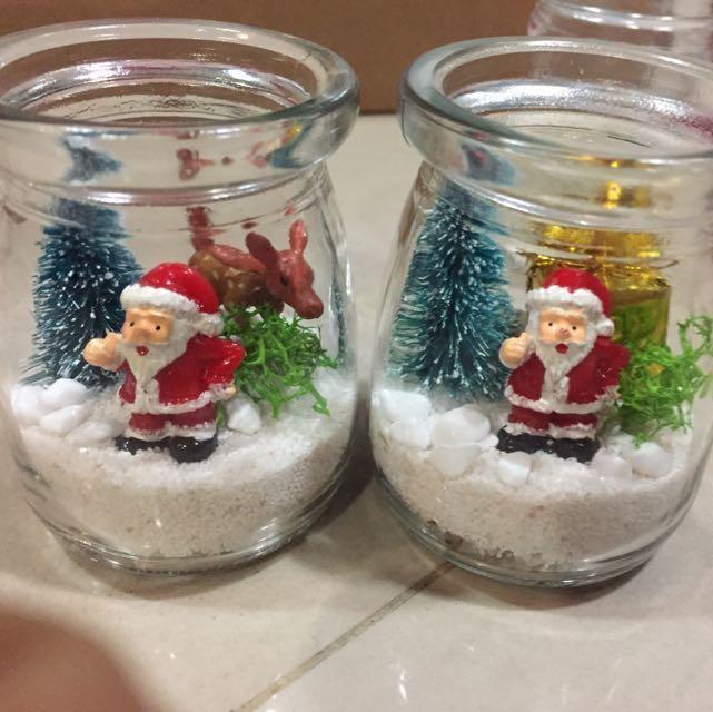 Mini Christmas Terrariums, Hobbies & Toys, Occasions & Party Supplies ...