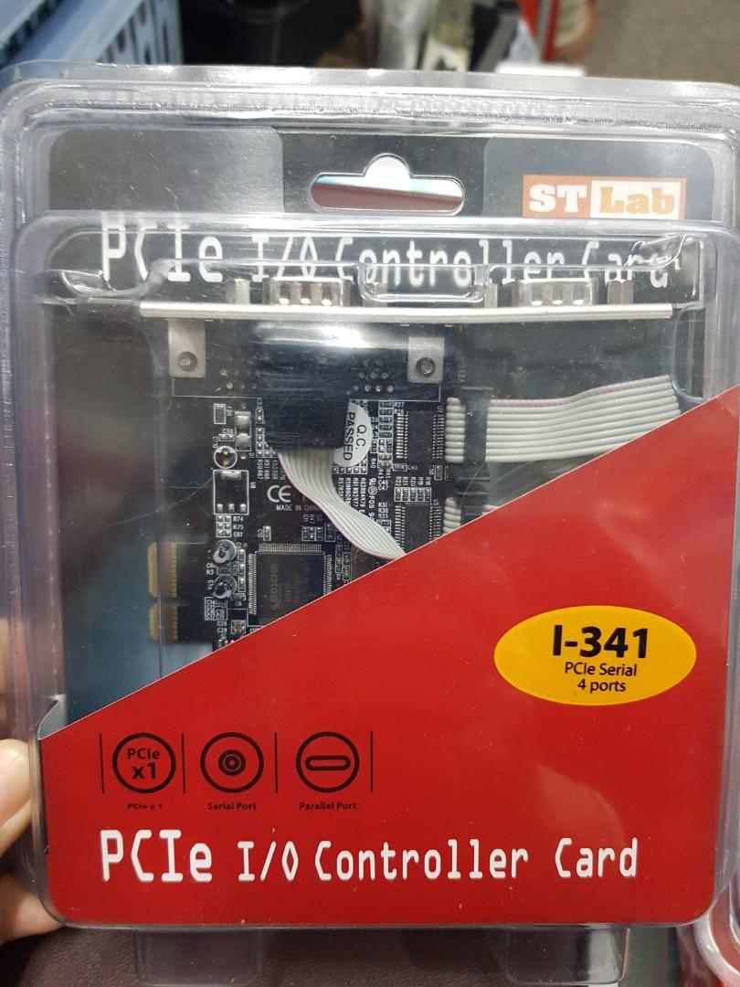 PCIe I/O Controller Card I-341, Computers & Tech, Parts & Accessories, Networking on Carousell