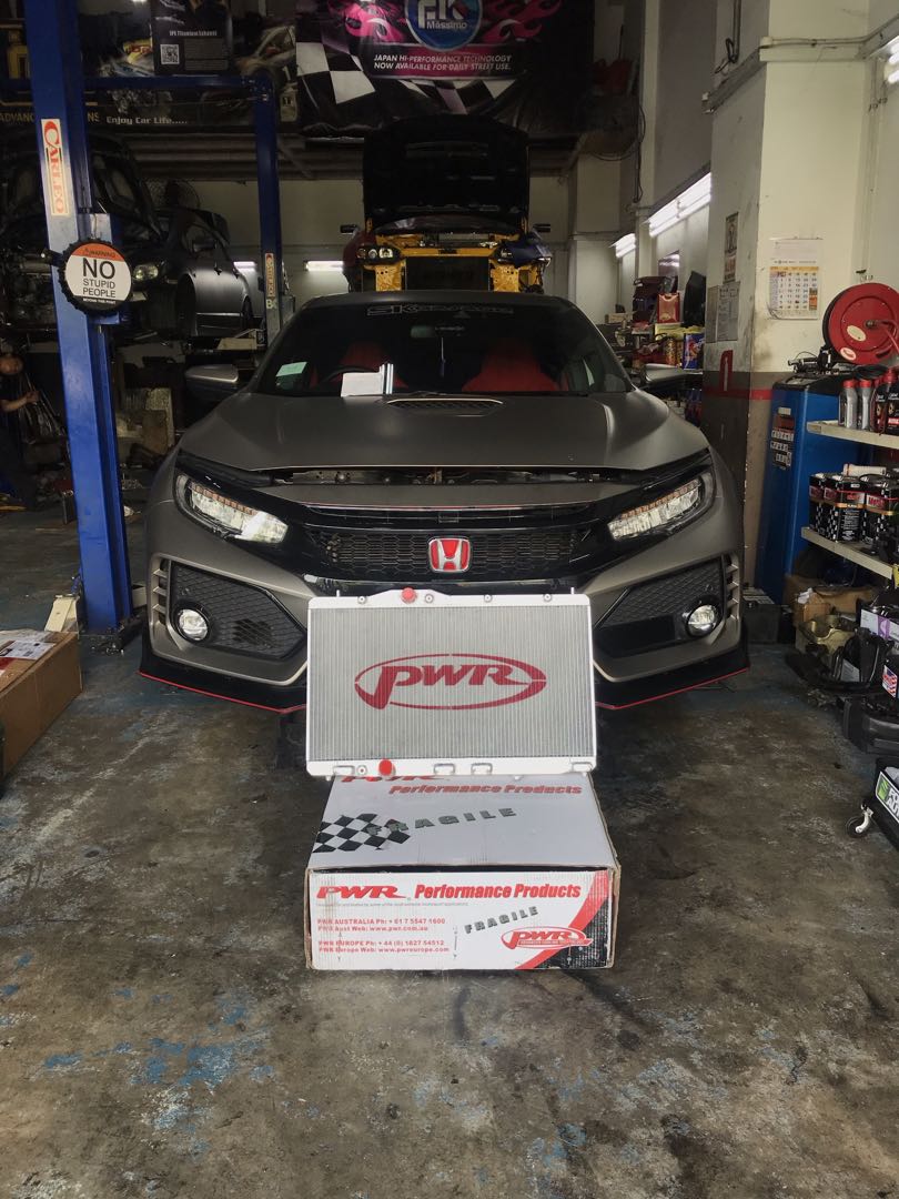 PWR Honda FK8 FK2 Type R racing radiator, Car Accessories, Accessories ...