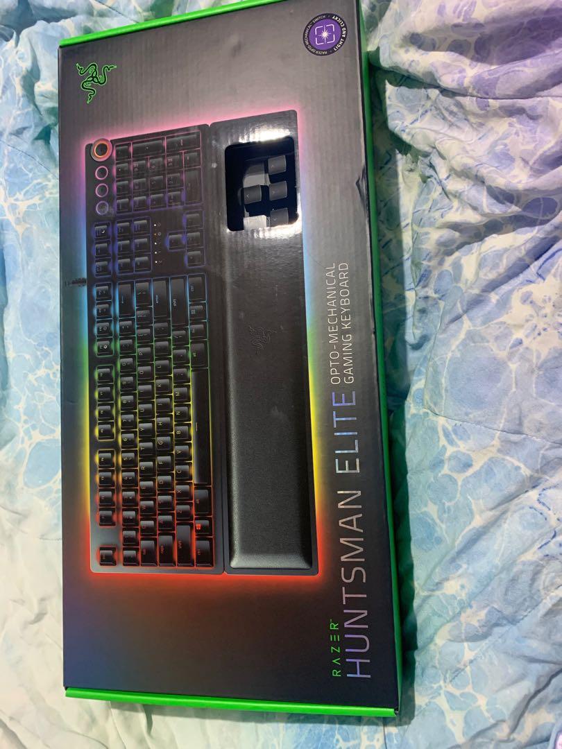Razer Huntsman Elite purple switch, Computers & Tech, Parts ...