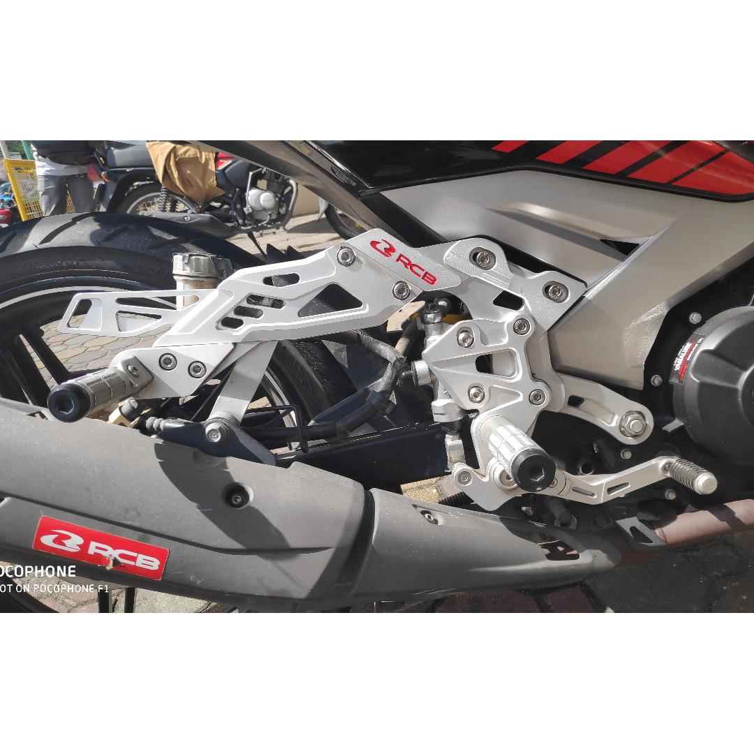 RCB Racing Boy Rearset shifter V6 with foldable brake for Yamaha Sniper ...
