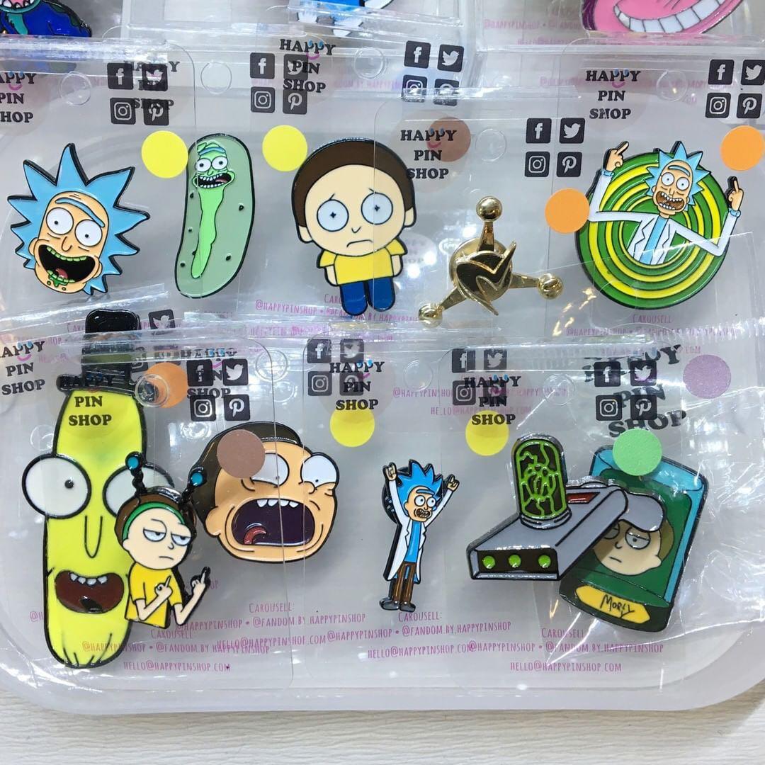 Rick and Morty enamel pins: Rick “Peace Among Worlds”, Citadel of Ricks ...