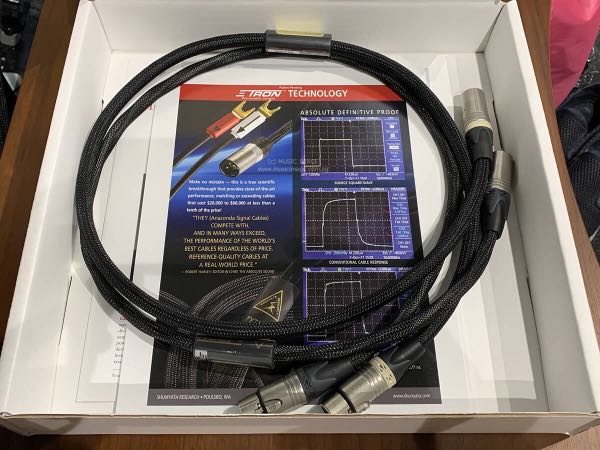 Shunyata Zitron Python XLR 1m pair, Audio, Other Audio Equipment on ...