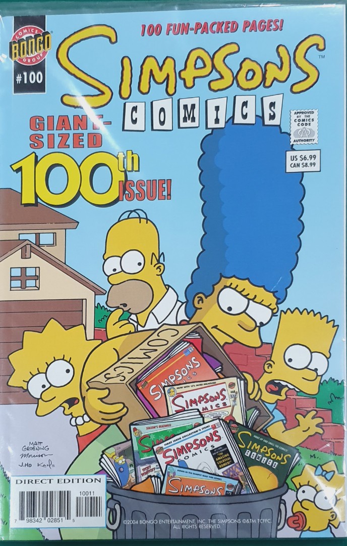 Simpsons Comics #100, Hobbies & Toys, Books & Magazines, Comics & Manga ...