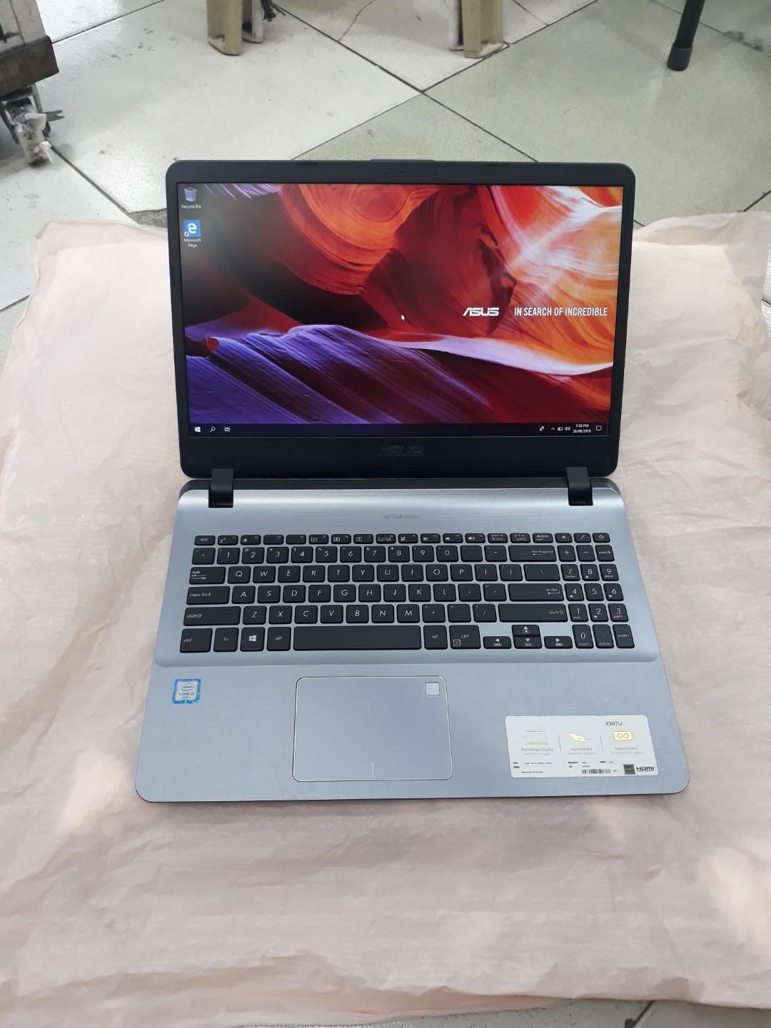 Slightly Used Asus X507U Core i3-6th gen 4GB 1TB 15" Win10, Computers ...