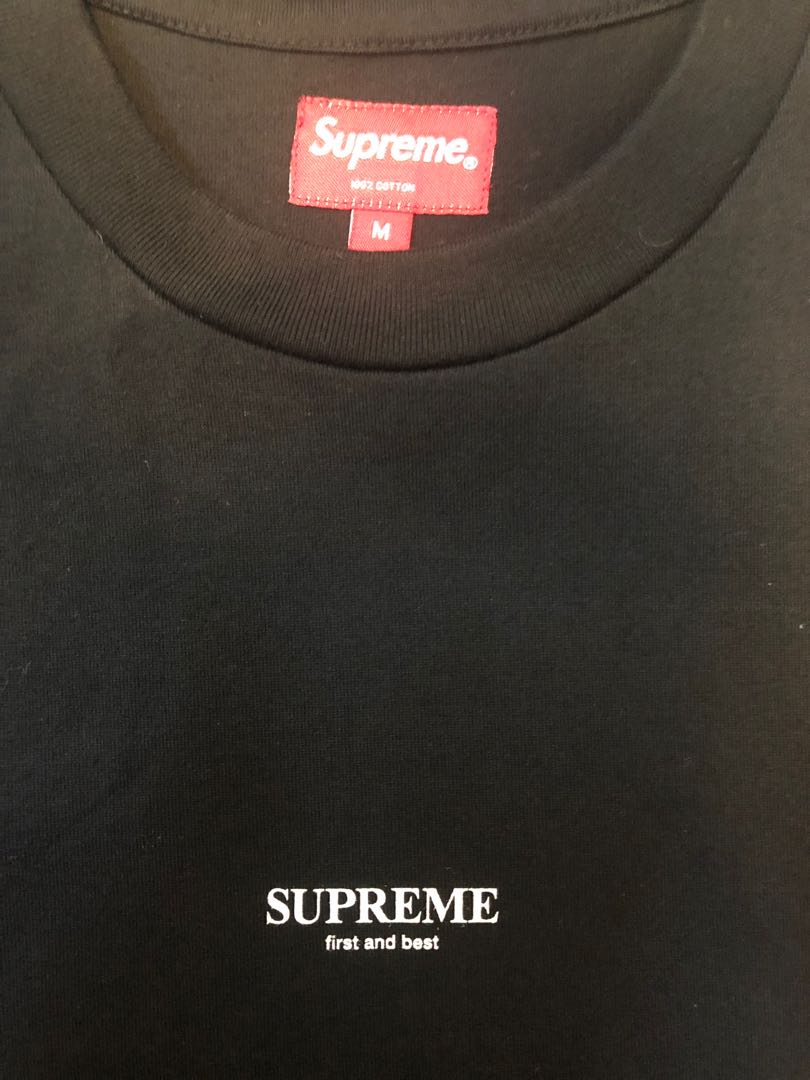 Supreme ‘First and Best ‘, Men's Fashion, Tops & Sets, Tshirts & Polo ...