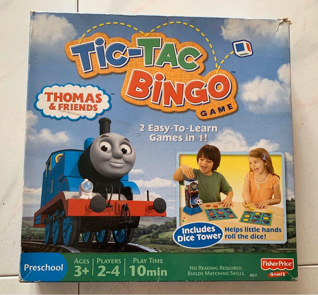 Thomas & Friends Tic-Tac Bingo Game with FREE game , Hobbies & Toys ...