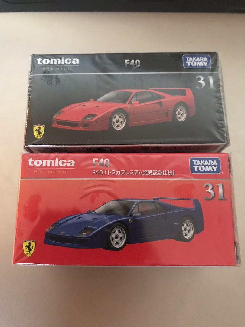 Tomica premium Ferrari F40, Hobbies & Toys, Toys & Games on Carousell