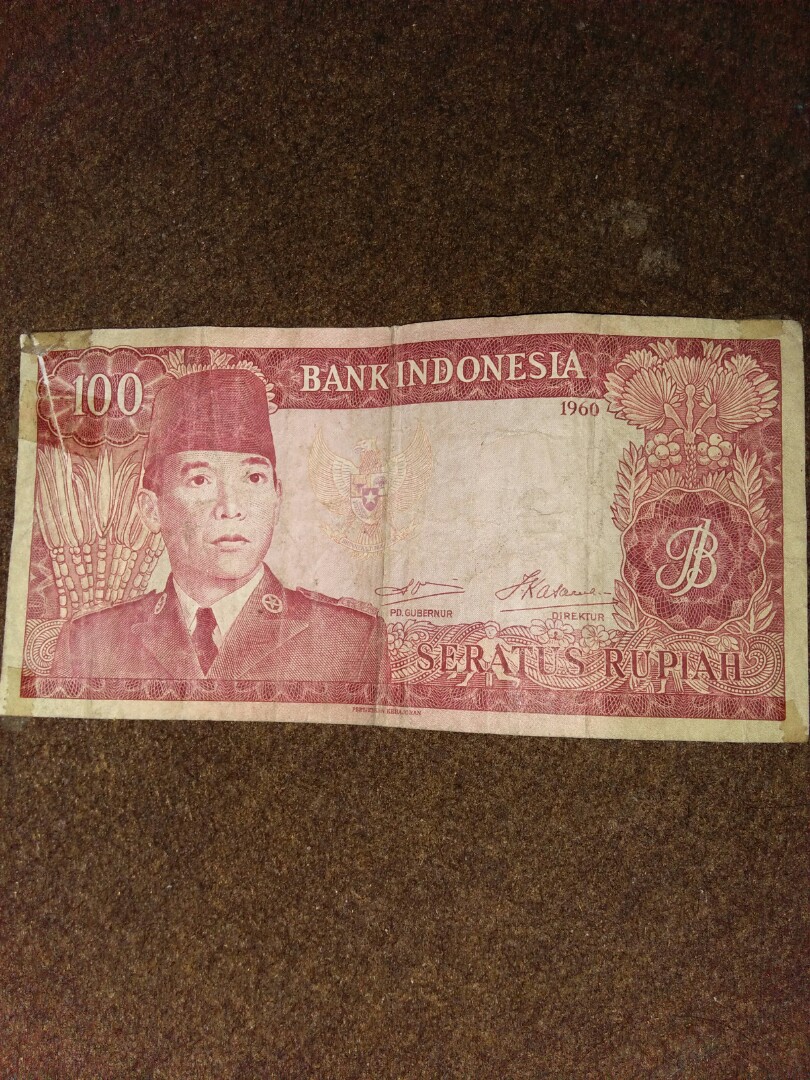 Uang kertas kuno 100 Rupiah, Antik, Uang Lama di Carousell