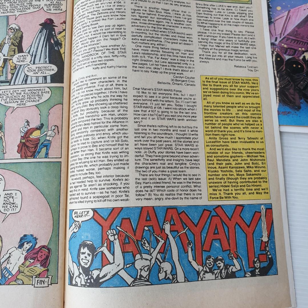 Vintage marvel star wars last issues comic book lot, Hobbies & Toys ...