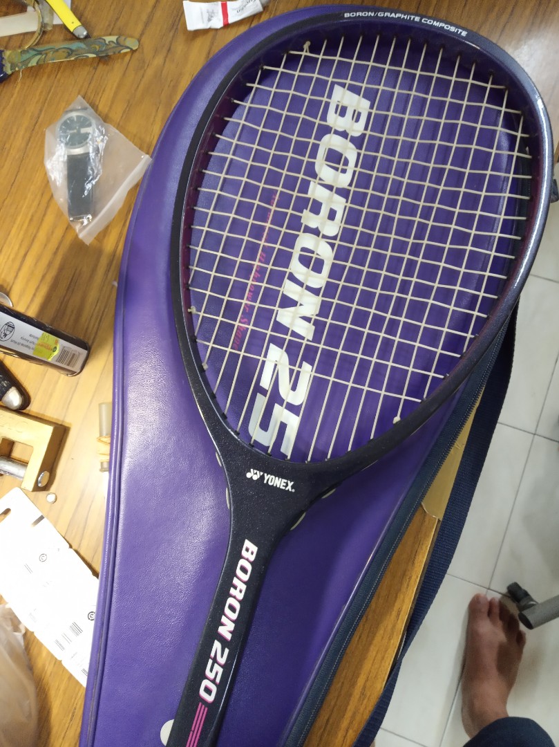 Vintage Yonex Boron 250 tennis racket, Hobbies & Toys, Collectibles ...