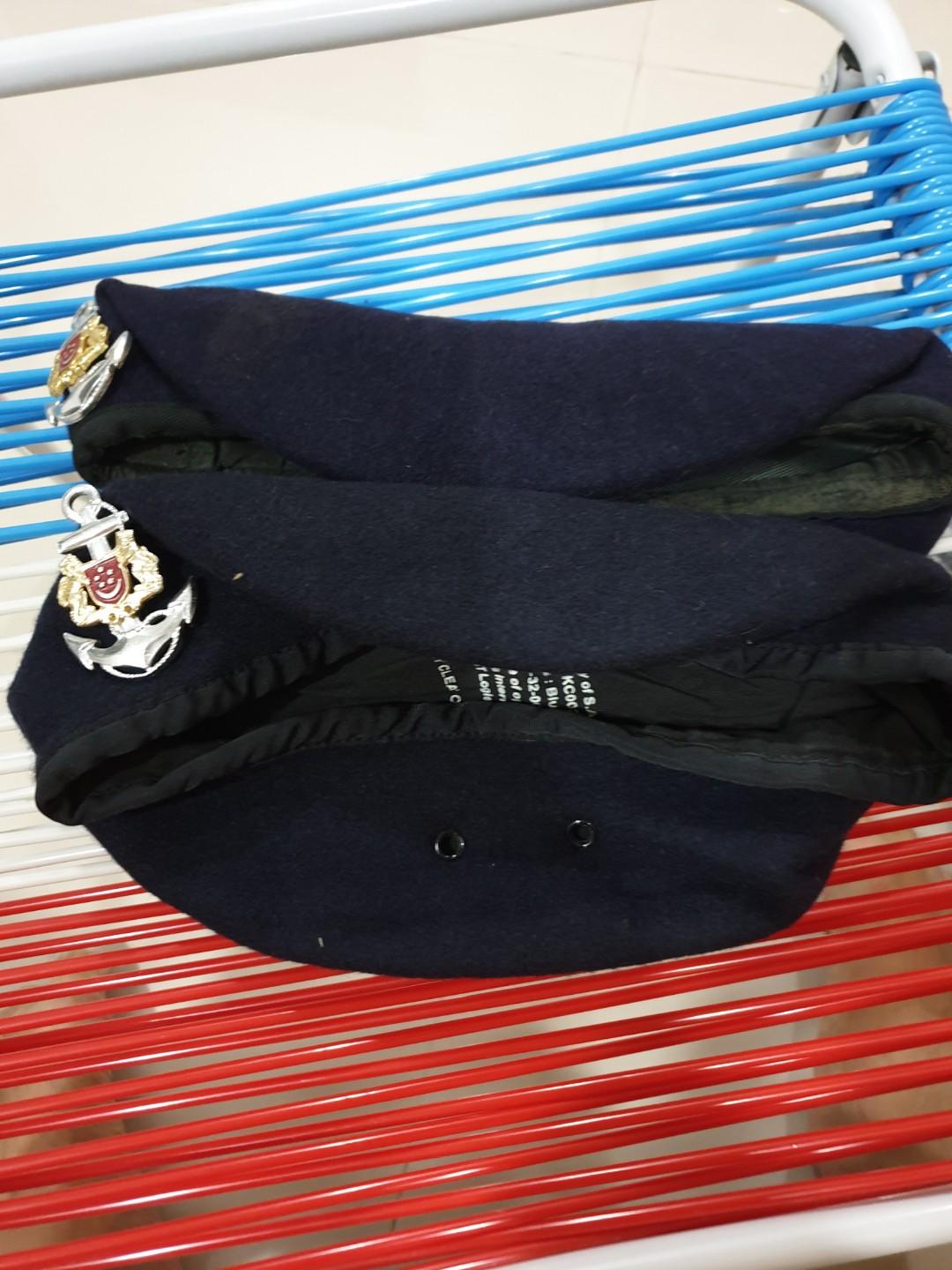 Only 1 left Republic of Singapore RSN Navy Beret, Hobbies & Toys ...