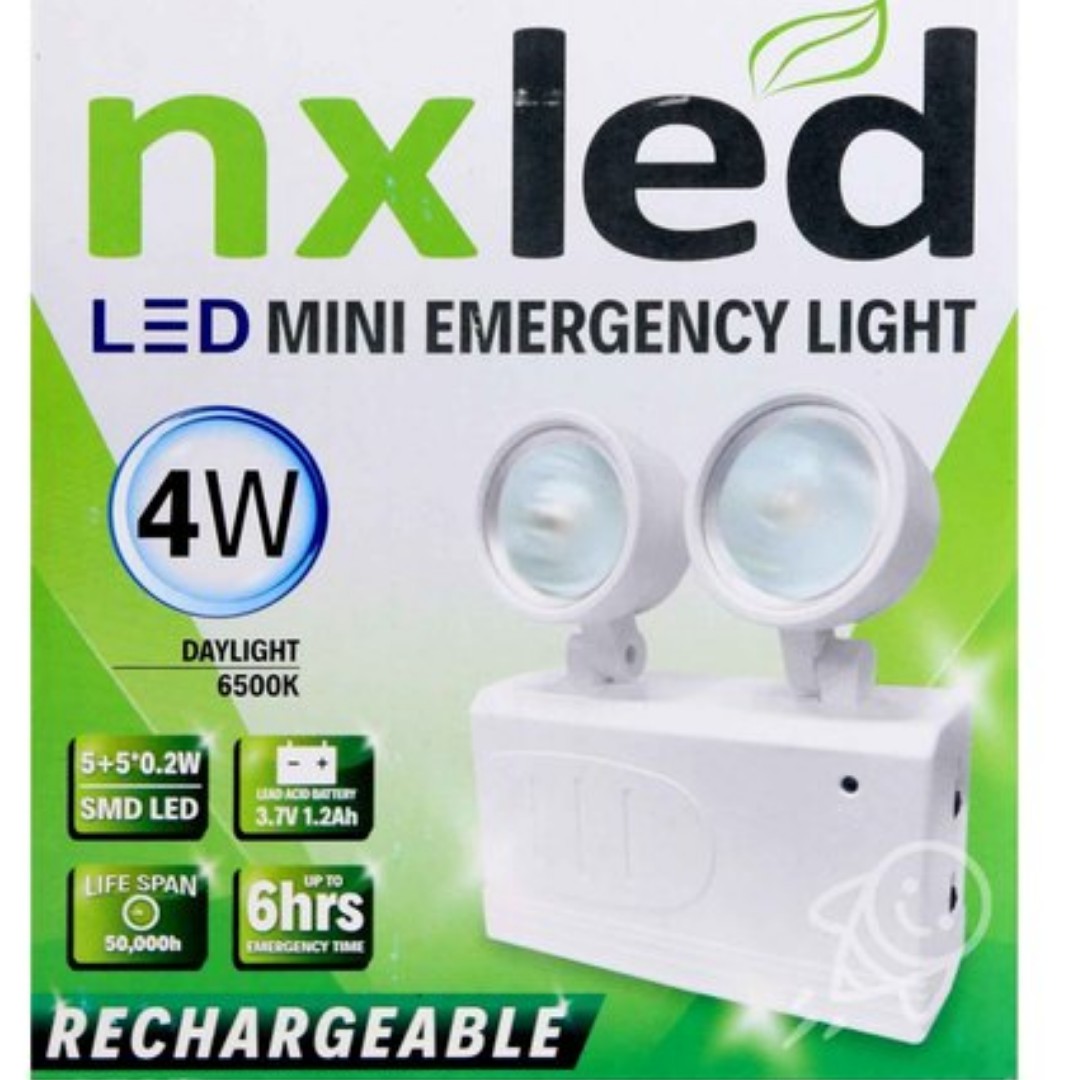 Mini Emergency Lights 4 Watts 6500K Daylight, Furniture & Home Living ...