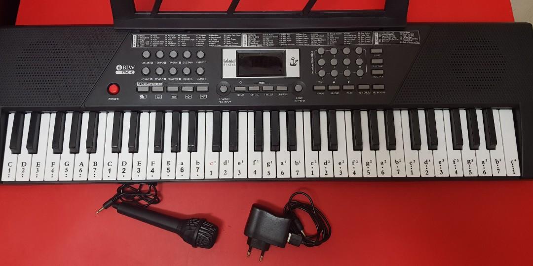 61 Keys Keyboard, Hobbies & Toys, Music & Media, Musical Instruments on ...