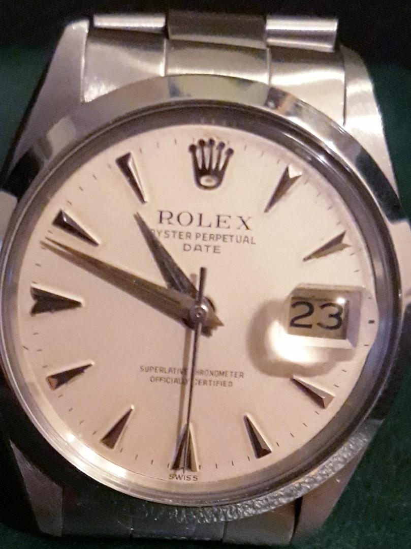 80s Rolex 1500 early modal 34mm(pull no stop)with rare vintage dial ...