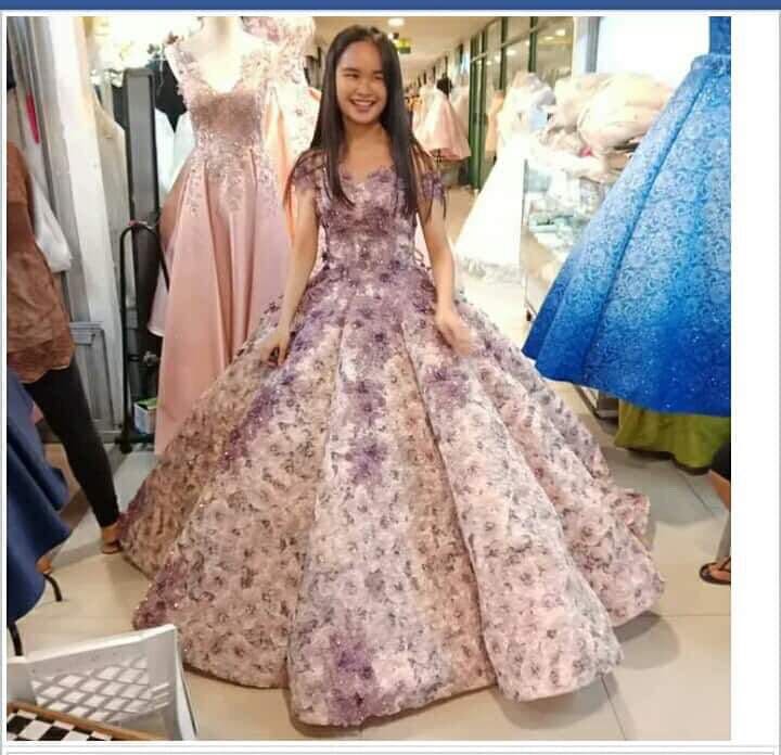 Ball gown for debut, Women's Fashion, Dresses & Sets, Evening dresses ...