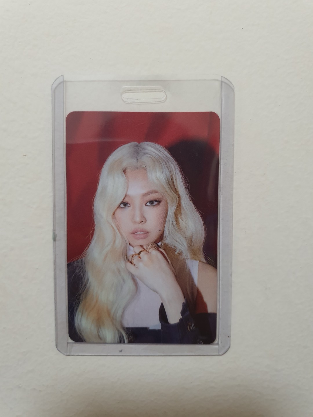 BLACKPINK JENNIE CARD (free gift: official square up card), Hobbies ...