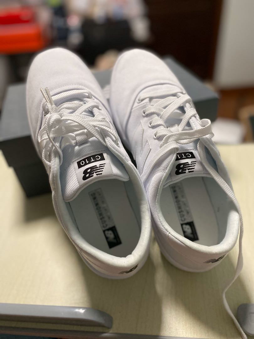 [Brand New] New Balance White Sneaker, Women's Fashion, Footwear ...