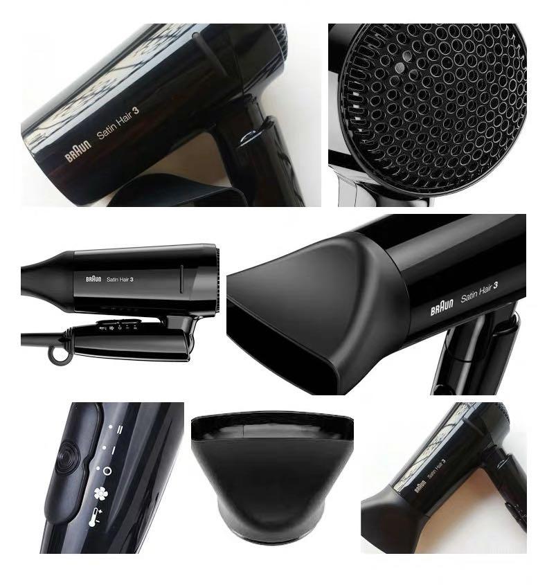 BRAUN HD350 Satin-Hair 3 Style and Go Dryer, Beauty & Personal Care ...