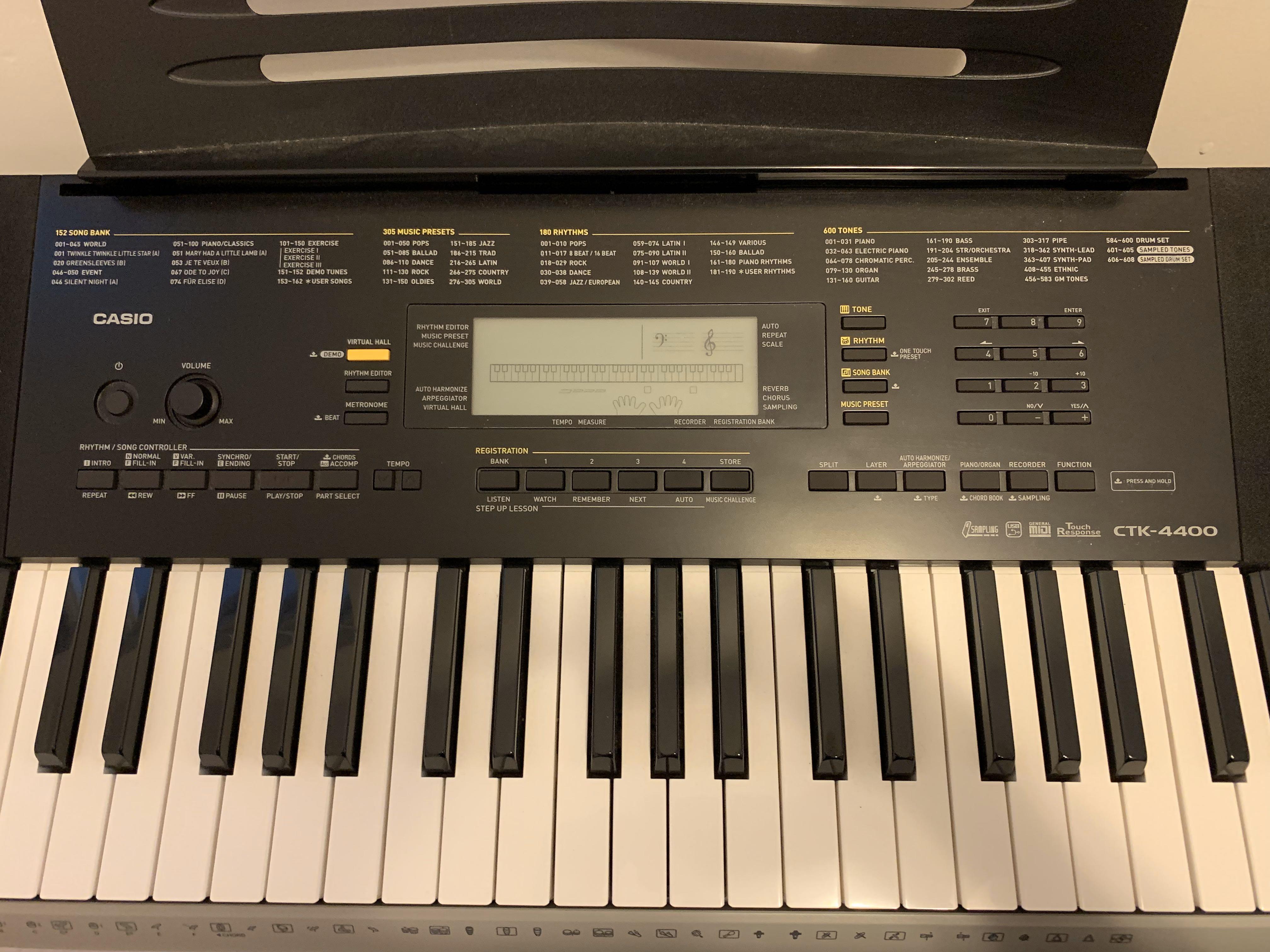 Casio Keyboard, Hobbies & Toys, Music & Media, Musical Instruments on ...