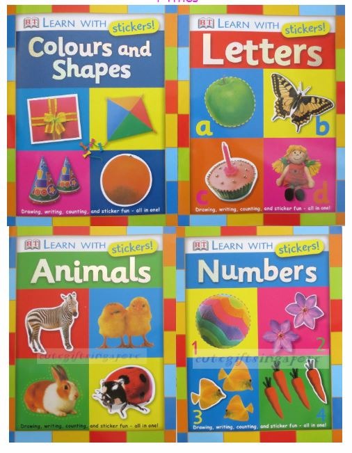 Children activity book sticker book preschool book goodie bag colours ...