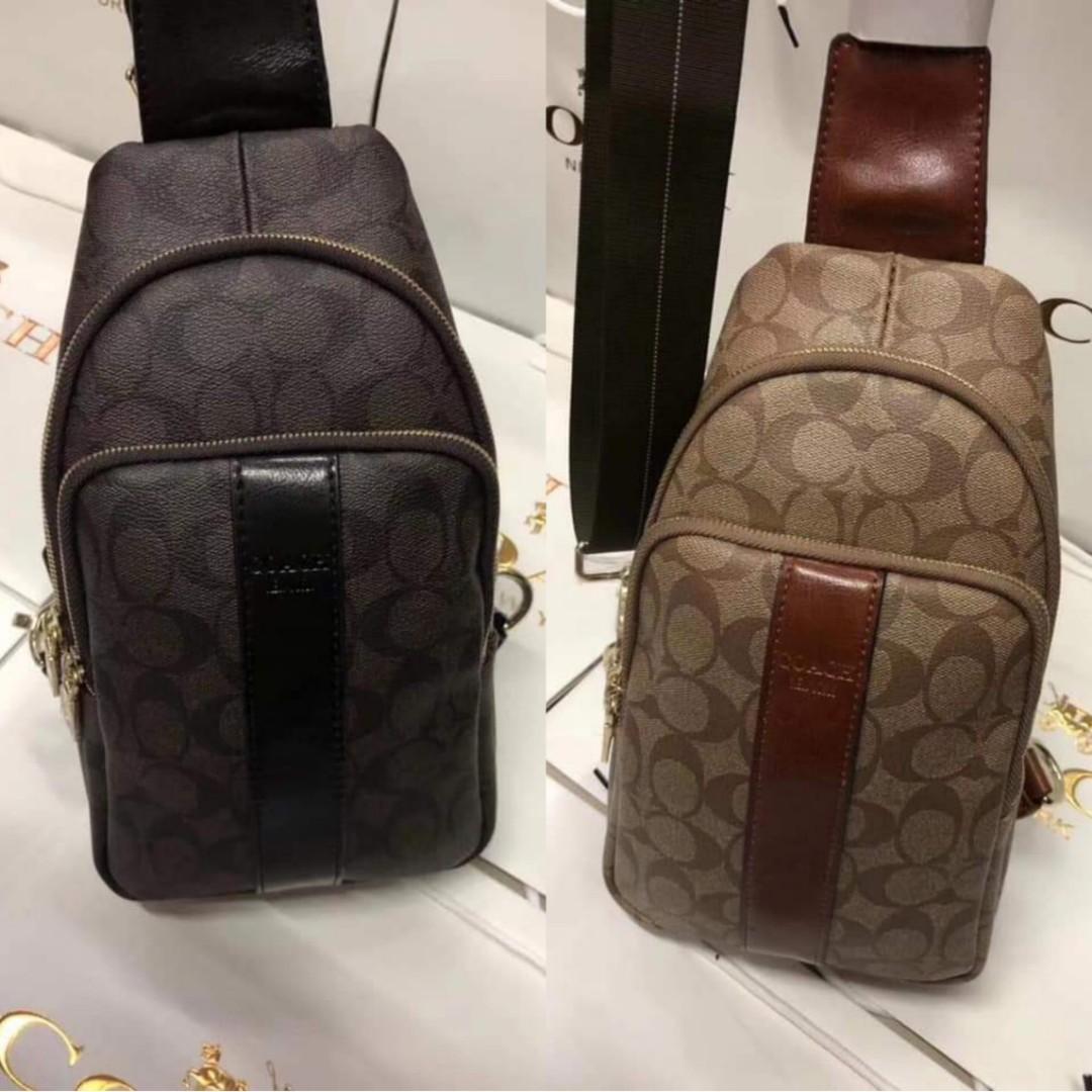 COACH SIDE BAG AUTHENTIC, Men's Fashion, Bags, Belt bags, Clutches and ...