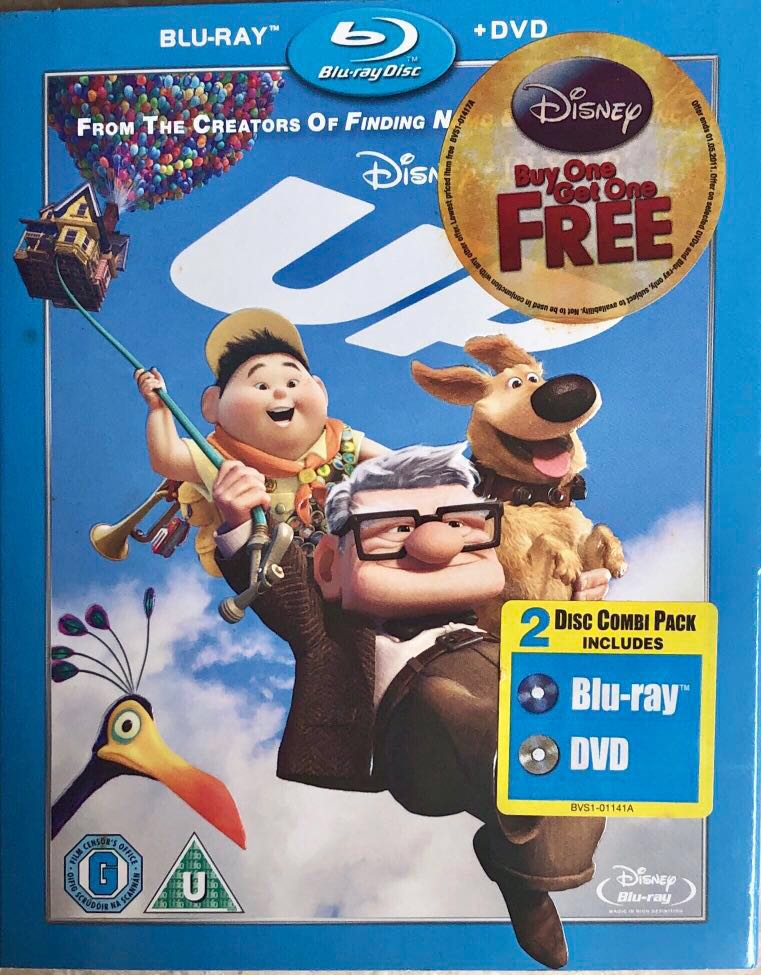 Disney “UP” Blu-Ray (Region B), Hobbies & Toys, Music & Media, CDs ...