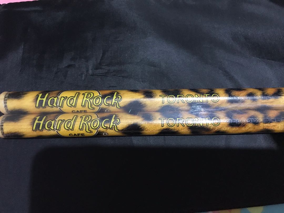 Drum Sticks Hard Rock Cafe Toronto, Hobbies & Toys, Music & Media ...