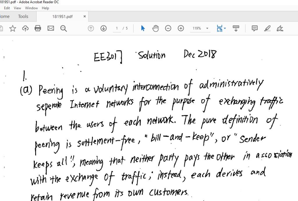 EE3017 IM2003 Computer Communications NTU EEE IEM Notes, Tutorials ...
