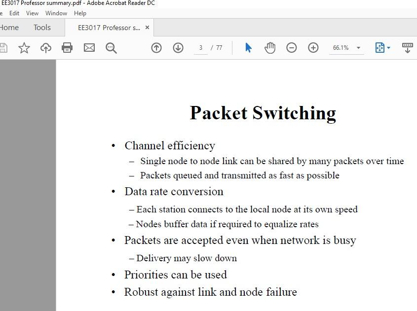 EE3017 IM2003 Computer Communications NTU EEE IEM Notes, Tutorials ...