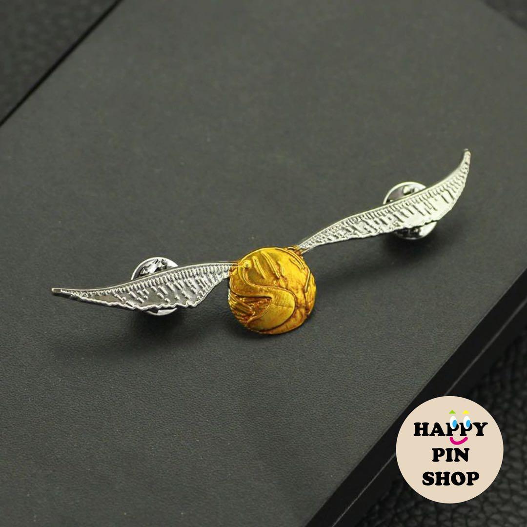 Golden Snitch pins! (Harry Potter pins, enamel pin badge brooch), Women ...