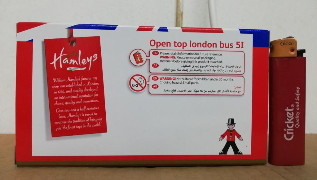 HAMLEYS OPEN TOP LONDON BUS 5i, Hobbies & Toys, Toys & Games on Carousell