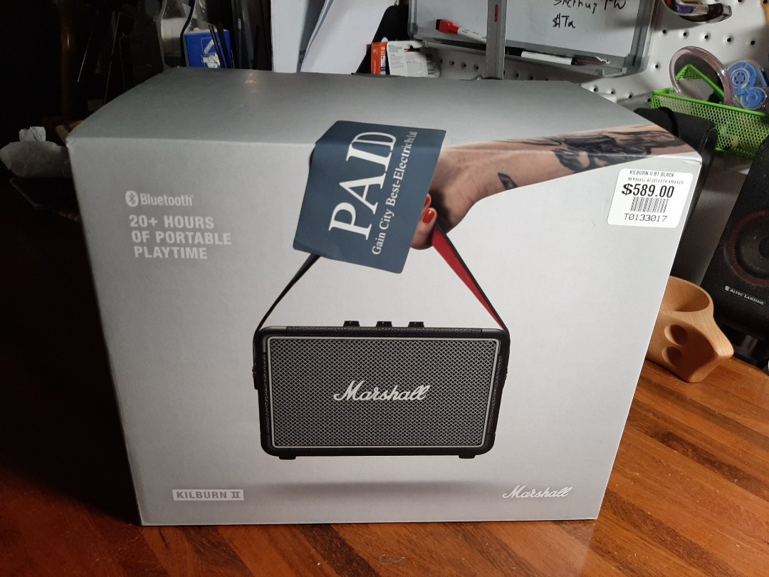 Marshall portable speaker ( New! ), Audio, Soundbars, Speakers ...